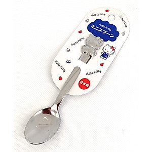 KAKUSE Sanrio Hello Kitty Stainless Mini Spoon 5.2in (L) Flatware Spoons Kitchen Made in Japan