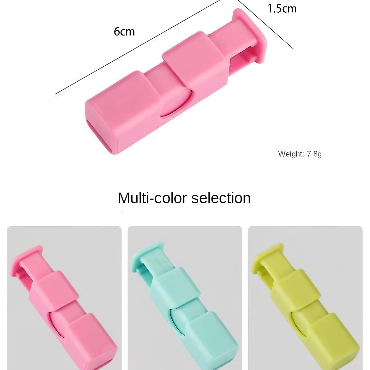 amusediy 2025 New Chip Clips, Bag Clips for Food Storage, Squeeze Clips for Chips, Reusable Grocery Bag Clips for Chips and Other Food Bags (20Pcs)