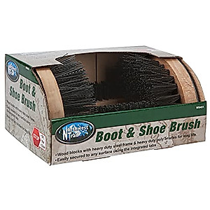 Performance Tool W9451 Boot Brush Cleaner Floor Mount With Hardware Indoor / Outdoor 4.7 x 9.5 x 6.5 inches