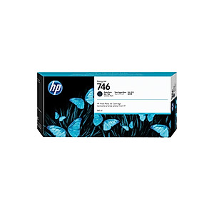 HP 746 Matte Black 300-ml Genuine Ink Cartridge (P2V83A) for DesignJet Z6 & Z9+ Large Format Printers