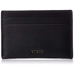 Tumi Nassau SLG Card Case, Official Product, Slim Card Case, Black, Smooth