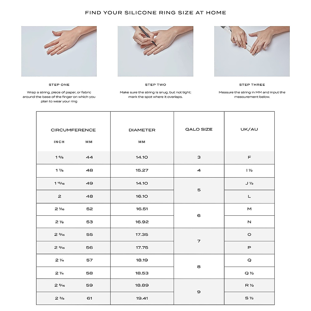 QALO Women's Rubber Silicone Ring, Eternity, Wedding Ring for Women, Breathable, Durable Engagement Silicone Band, 4mm Wide 2.4mm Thick, Pastel Pink, Size 6