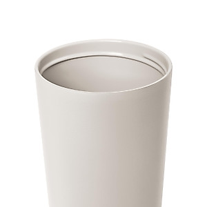 Simple Modern Insulated Tumbler with Lid and Straw | Leak-Proof Iced Coffee Cup | Ceramic-Lined Stainless Steel Travel Mug | Gifts for Women Her Him | Classic Signature | 24oz | Almond Birch
