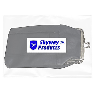 Skyway Kendrick Leather Cigarette Case with Lighter Pouch Pack Holder 100's 120's - Black