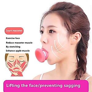 SURORAIN Face Exerciser, Facial Yoga for Skin Tighten Firm, Jaw Exerciser, Double Chin Breathing Exercise Device Jaw Face Slimmer for Women and Men
