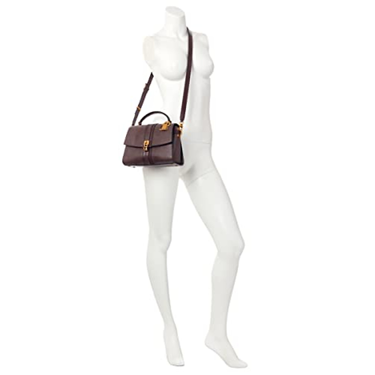 GUESS Ginevra Top Handle Flap, Brown