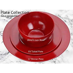 Calypso Basics by Reston Lloyd Melamine Bowl, Set of 6, Red