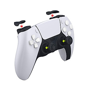 DaMohony 8-in-1 PS5 L2 R2 Trigger Extenders 4pcs Controller Thumbstick Caps PS5 Accessories for PS5 Controller