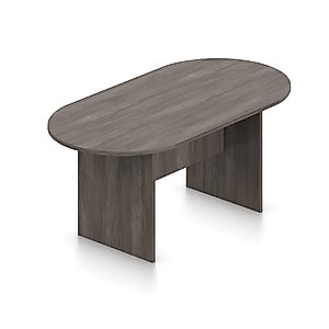 GOF 6FT, 8FT, 10FT Conference Table & Chair (G3915B) Set, Dark Cherry, Espresso, Artisan Gery, Mahogany, Walnut (6ft Table Only, Artisan Grey)