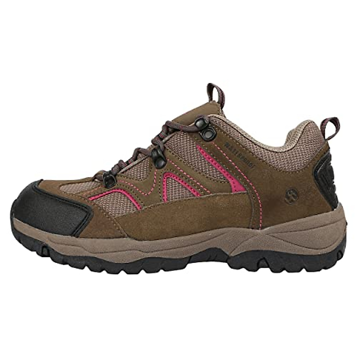 Northside womens Snohomish Low-w Hiking Shoe, Stone/Berry, 7.5 US