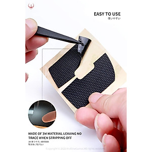HOTLINEGAMES [Grip Upgrade] 2.0 Plus Mouse Anti-Slip Grip Tape Compatible with Model D- Gaming Mouse Skins,Mouse Grips Tape, Professional Mice Upgrade Kit,Sweat Resistant,Cut to Fit,Easy to Use