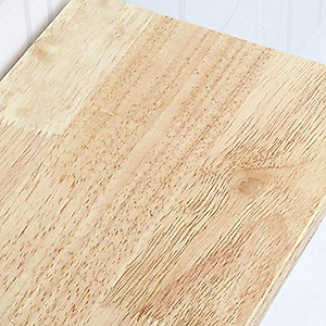 PIBM Stylish Simplicity Shelf Wall Mounted Floating Rack Shelves Solid Wood Clapboard Triangular Bracket Multifunction Easy to Wipe Foldable,3 Sizes, Wood ,