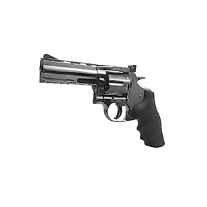 ASG Dan Wesson 715 Revolver 4" 0.177/4.5mm Caliber BB Gun, Steel Grey