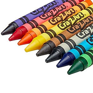 Cra-Z-Art Jumbo Crayons, 8 Assorted Colors, 8/Pack (10203WM48)