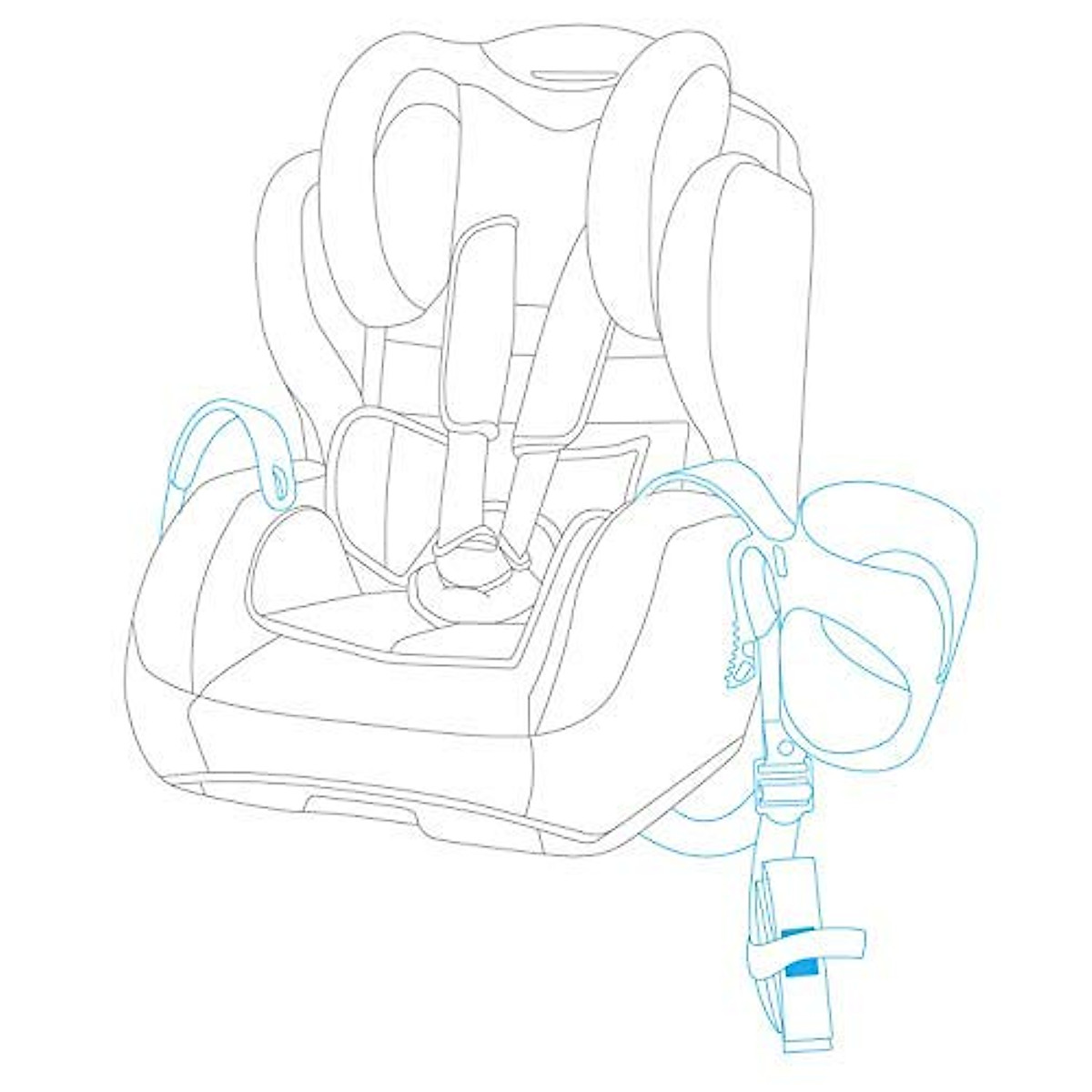 Trustic - Child Cup Holder for Convertible Car Seats - Compatible with Britax ClickTight Marathon, Boulevard, Advocate Car Seats