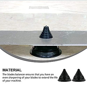 INOOMP 2pcs Courtyard Brushcutter for Outdoor Tool Lawn Equipment Sharpener Powered Grass Replacements Lawnmower Mower Garden Sharpening Blades Balancer Rotary and Professional