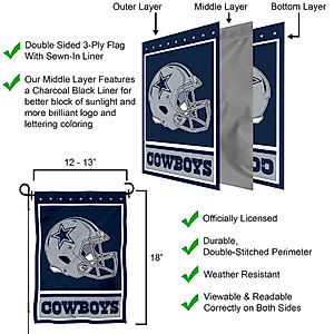 Dallas Double Sided Garden Flag