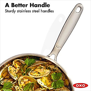 OXO Good Grips Tri-Ply Stainless Steel Pro 3.5QT Covered Saucepan
