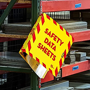 Avery UltraDuty SDS Binder with Chain, Durable Poly Binder, 3" Slant Rings, Holds 735 Sheets (77713)