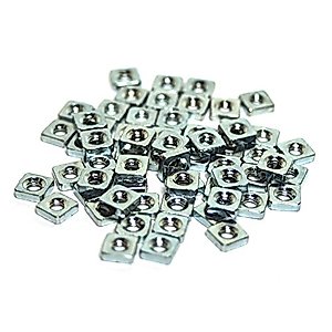 Synthrotek Eurorack Rails - 104HP, 50 x 3mm Slide Nuts - Modular Case Hardware