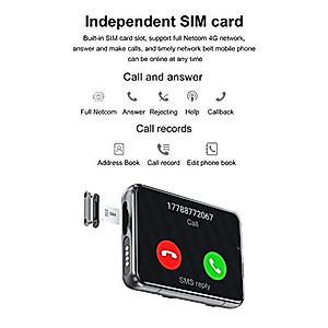 4G Smart Watch Phone, Android 9.0 MTK6761 Quad Core 4GB+64GB Smartwatch 2.88" Large Screen Men Watch 2300mAh 5.0MP+13.0MP Dual Camera Face Unlock IP67 Waterproof Fitness Activity Tracker (Black)