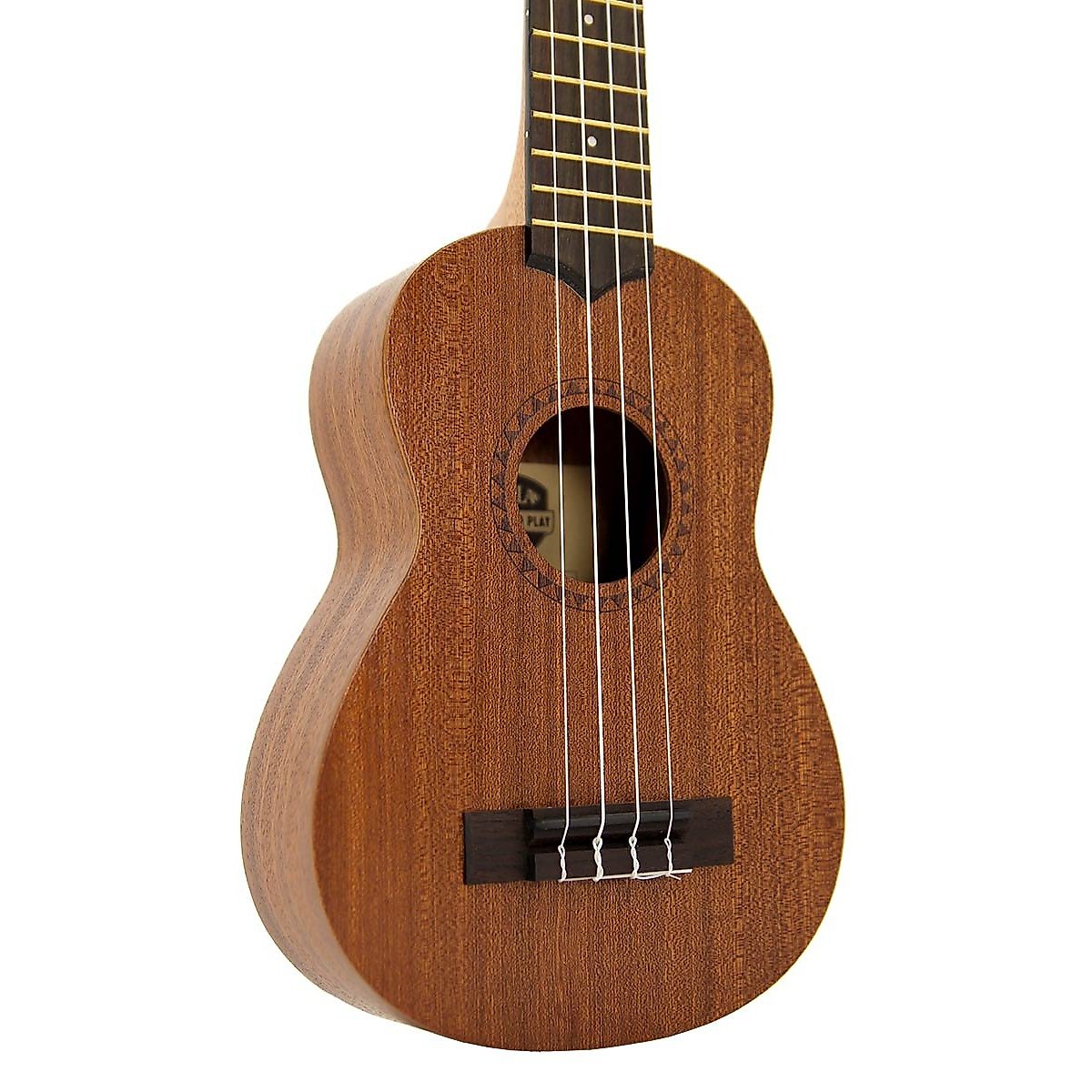 Official Kala Learn to Play Ukulele Soprano Starter Kit, Satin Mahogany – Includes online lessons, tuner app, and booklet (KALA-LTP-S)