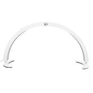 Half Moon Nail Desk Lamp, 40W 28in 2000LM Dimmable LED Half Moon Table Lamp Manicure Lamp with Remote for Beauty, Skincare, Lashes, Eyebrows, 3200K‑5600K, 7 Color, 10 Brightness (US Plug)