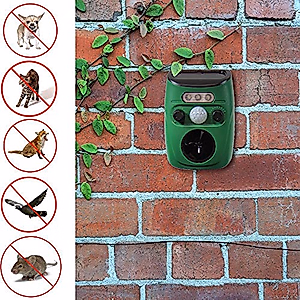 MaximalPower Protect Home Pest Repeller Mole Rat Snake Solar Charging New MOTION ACTIVATED Outdoor Garden ultrasonic Sound