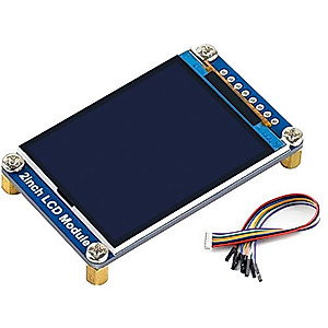 waveshare General 2inch IPS LCD Display Module 240×320 Resolution 2.0inch Monitor Embedded Controller RGB, 262K Color Display Color LED Backlight ST7789 Driver SPI Interface