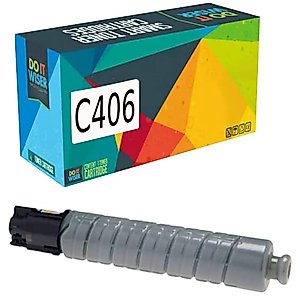 Do it Wiser Compatible Printer Toner Cartridge Replacement for Ricoh 842091 for use in Ricoh MP C307 MP C306 MP C406 MP C407 (Black - High Yield)