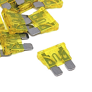 (55 pcs) 20 Amp Standard Blade Fuse, 20A Automotive Fuse for Car Truck