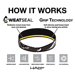 Halo Headband womens Visor Halo Headband, White, Large-X-Large US