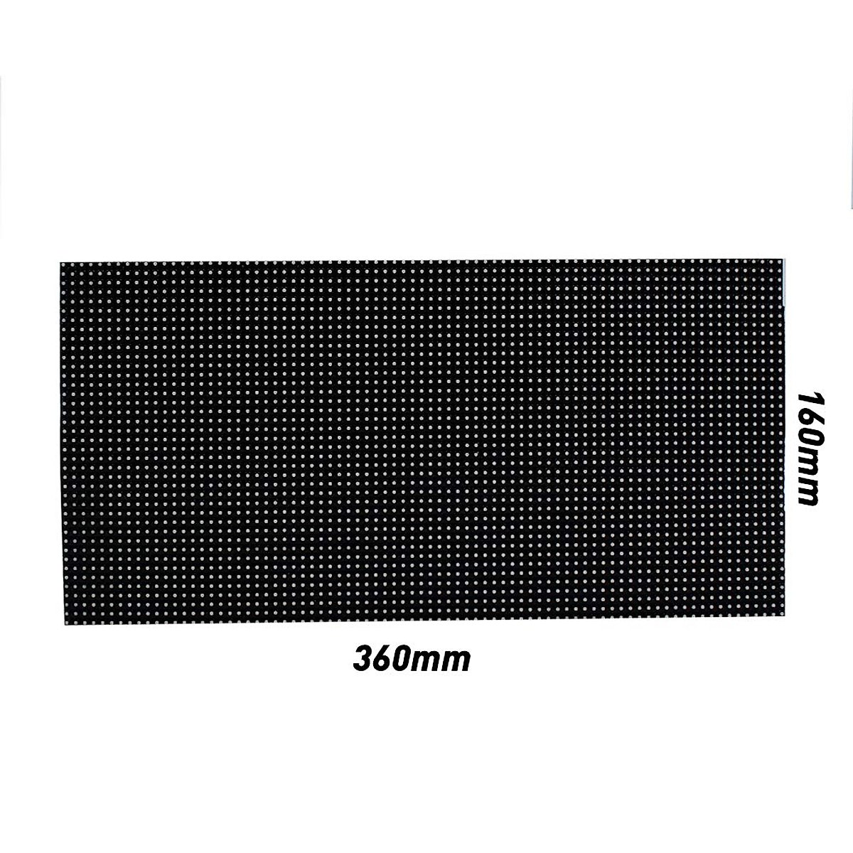 P4 Waterproof Flexible LED Matrix Panel, LED Display Module for RGB Full Color LED Display Screen, 256x128mm, 1/16 Scan, Total 2048 Dots, Perfect Solution for Outdoor Advertising Use
