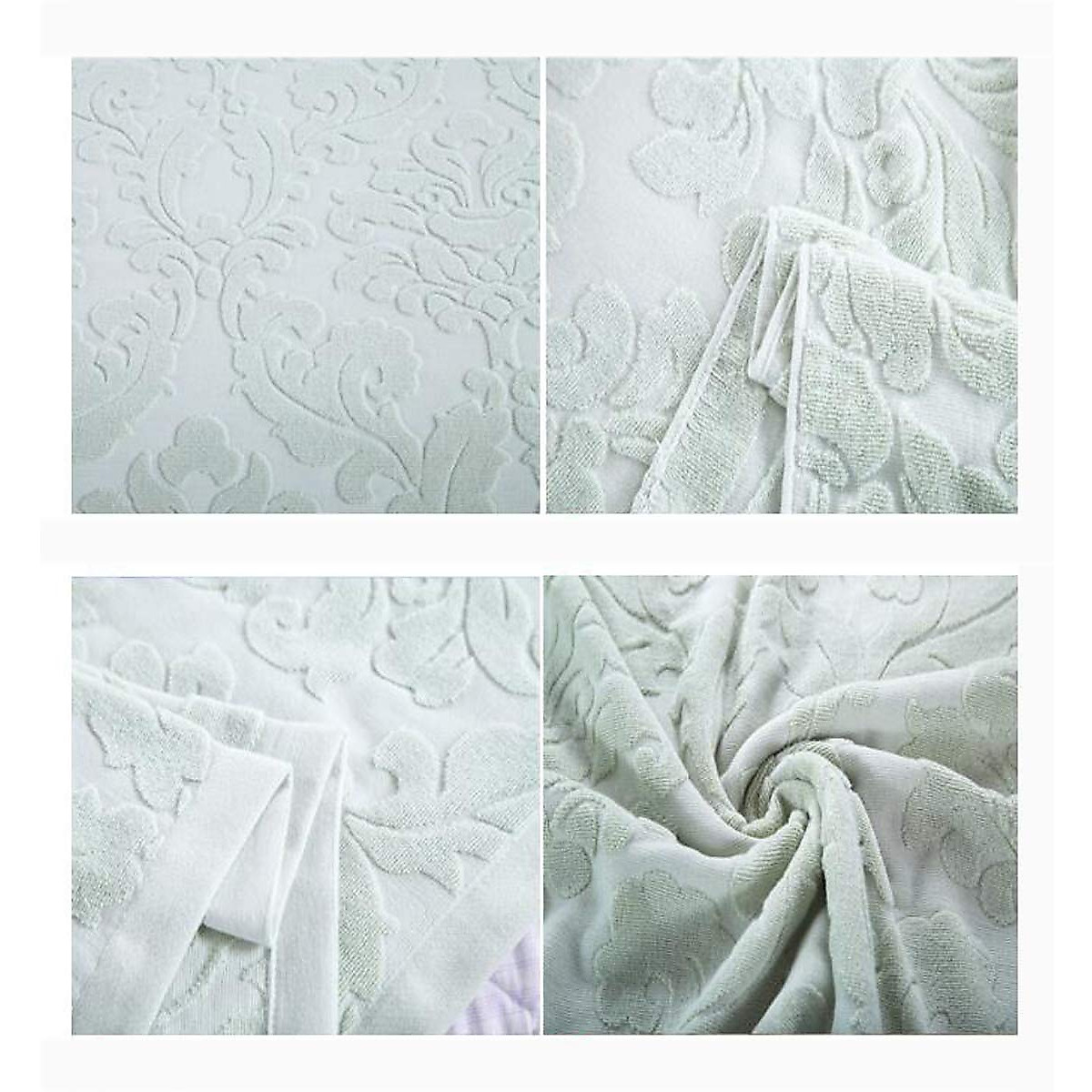 Summer Duvet Towel Blanket, 180 * 220 cm Lightweight Cooling Breathable Towel Quilt Summer Blanket Air Conditioning Blanket 100% Cotton Terry Cloth,Green