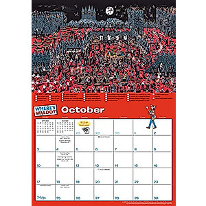 2021 Wheres Waldo 16-Month Wall Calendar
