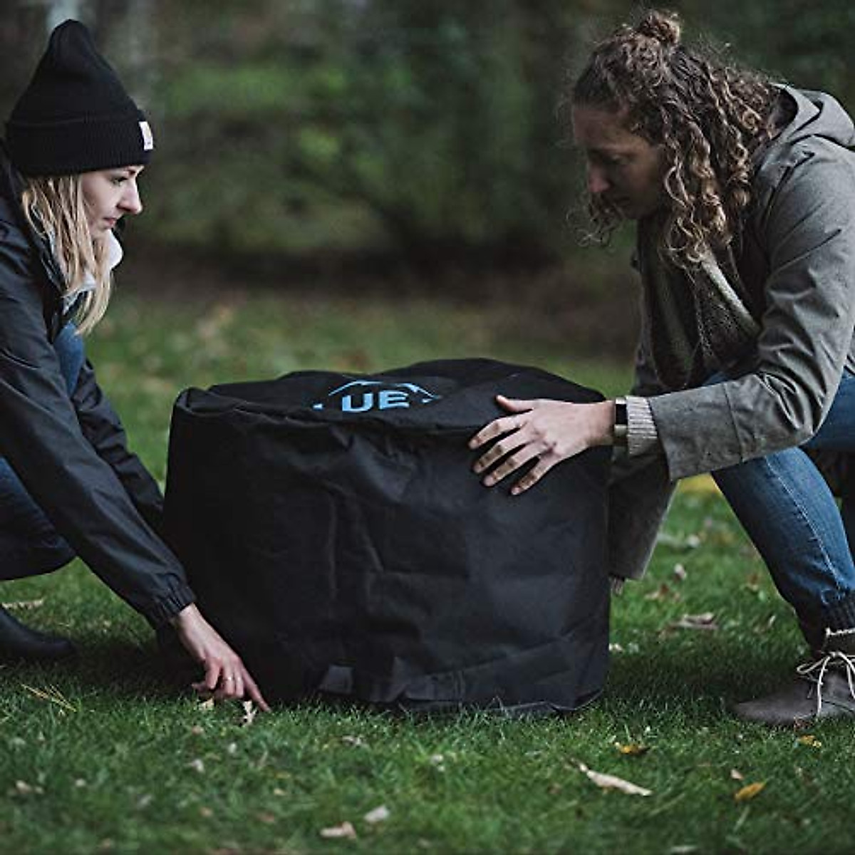 Blue Sky Outdoor Living PC2416 Cover Fire Pit, Black