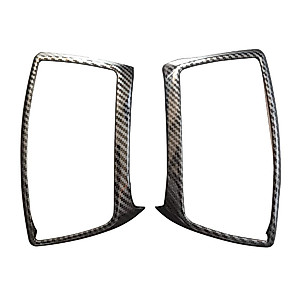 ruihe 4pcs Carbon Fiber Color Air Conditioning Dashboard Vent Cover Fit for Ford Ranger Accessories 2015 2016 2017 2018 2019 2020 2021ABS