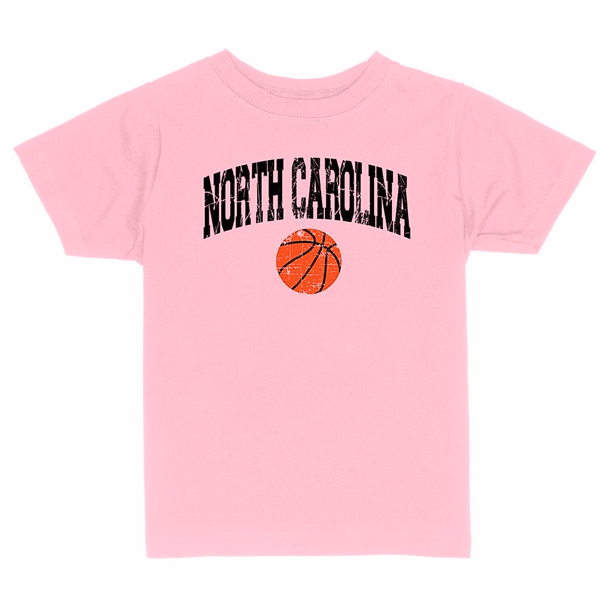 Basketball North Carolina Toddler Kids T-Shirt 5T Light Pink