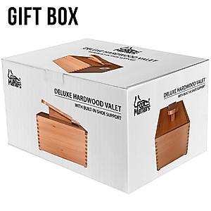 FOOTMATTERS Hardwood Boot & Shoe Care Shine Box - Shine Box Only