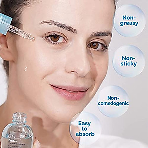 ZealSea 2% Pure Hyaluronic Acid Serum for Face with Vitamin B5, Hydrating Serum to Smooth Dry and Sensitive Skin, Deep Moisturizing Face Serum for Women, Anti-Aging Facial Serum for Fine Lines, 1 Fl Oz