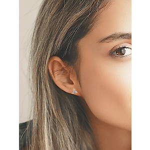 63 Pairs Stud Earrings Set for Women Hypoallergenic Assorted Earrings Moon Lock Stars Faux Pearl Jewelry for Any Occasion