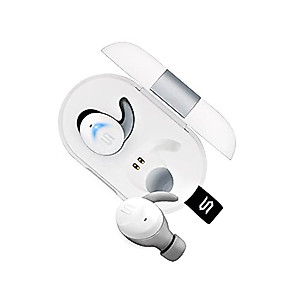 Soul ST-XS2 High Performance True Wireless Earbuds, in Ear Headphones, Waterproof, Bluetooth 5.0, Noise Cancelling, Built-in Microphones for iPhone iPad Android Smartphones Tablets Laptop (White)