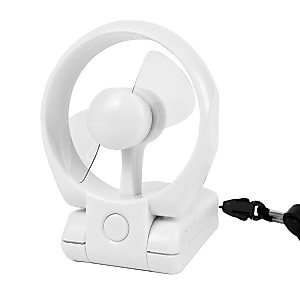 Travelon 3-Speed Folding Fan,White,One Size