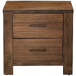 Progressive Furniture Brayden Nightstand, 26" x 17" x 25", Brown
