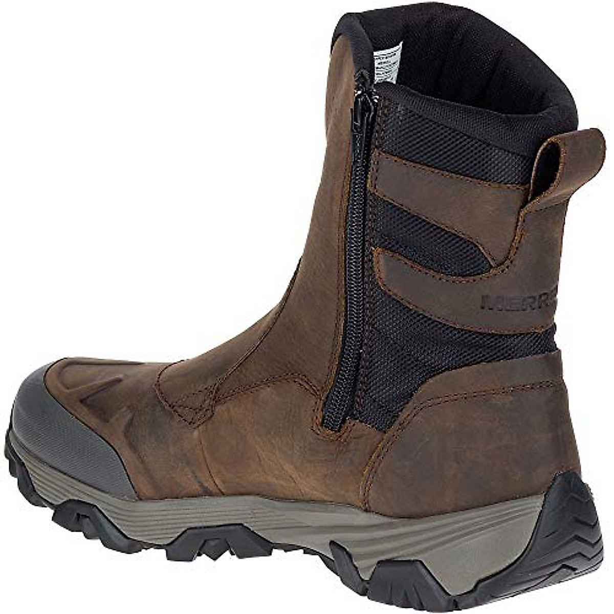 Merrell Men's COLDPACK ICE+ 8" Zip Polar Waterproof Snow Boot, Copper Mountain, 12 M US