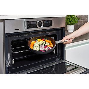 Zyliss Ultimate Pro Nonstick Frying Pan - Hard Anodized Frying Pan with Pour Spout - Non-Stick Stainless Steel Pan - Scratch-Resistant and Dishwasher-Safe Cookware - 11 inches