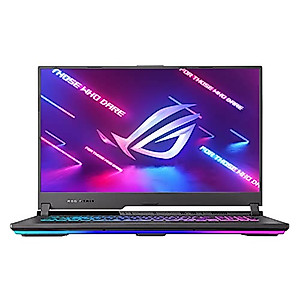 ASUS ROG Strix G17 (2021) Gaming Laptop, 17.3” 144Hz IPS Type FHD, NVIDIA GeForce RTX 3050 Ti, AMD Ryzen 7 4800H, 16GB DDR4, 512B PCIe NVMe SSD, RGB Keyboard, Windows 10, G713IE-EB74