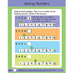 Kindergarten Math Workbook Ages 5 to 6: 75+ Activities Addition & Subtraction, Counting and Writing Numbers 1 to 20, Addition and Subtraction, ... Numbers, Count by 2s & More (Common Core)