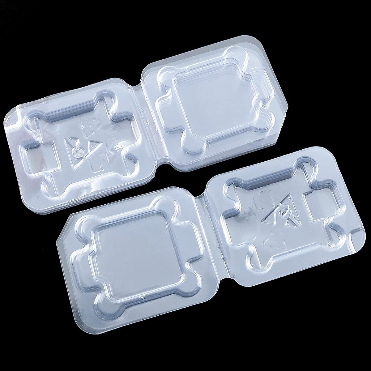 ToToT 14pcs Universal CPU Protection Box 5.5x6.5cm Computer CPU Case Tray Flip Top Container LGA1150 / 1151/1155/1156 i3 i5 i7 CPU Intel Protector Cover