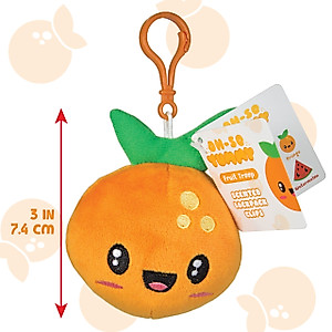 Scentco Fruit Troop Backpack Buddies - Scented Plush Toy Clips (Orange)